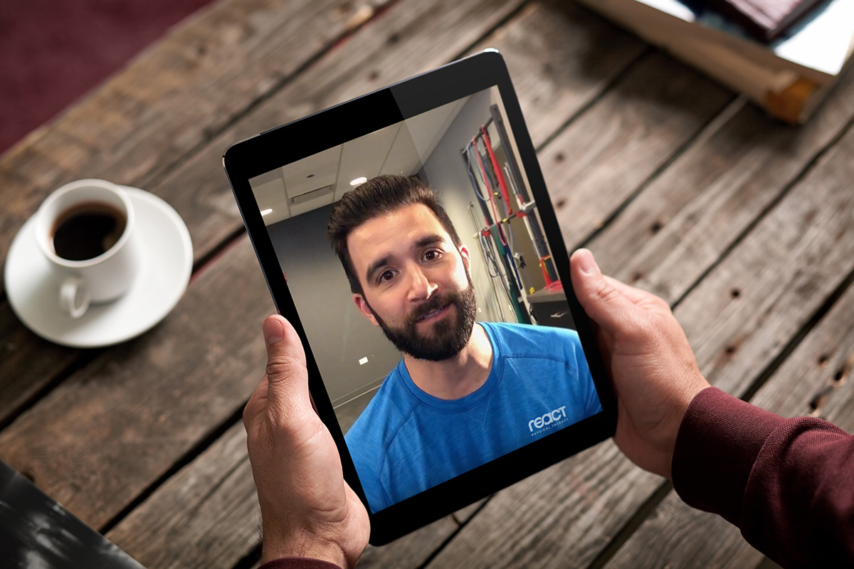 Telehealth is now available at React - React Physical Therapy